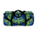 Hands & Toes Blue-Green Clover Leaf Duffel Hospital Bag