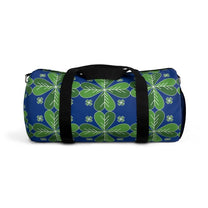 Hands & Toes Blue-Green Clover Leaf Duffel Hospital Bag