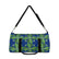 Hands & Toes Blue-Green Clover Leaf Duffel Hospital Bag
